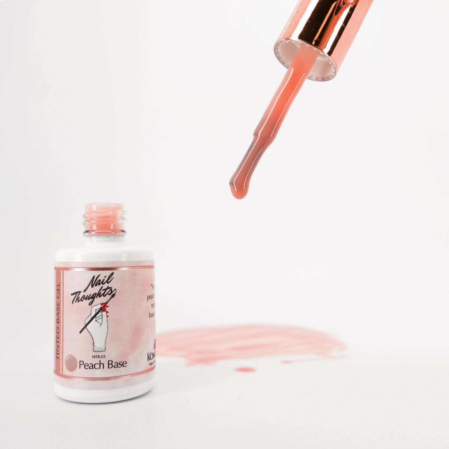 Peach Base: Warm, Neutral Peachy-Brown Gel | Nail Thoughts